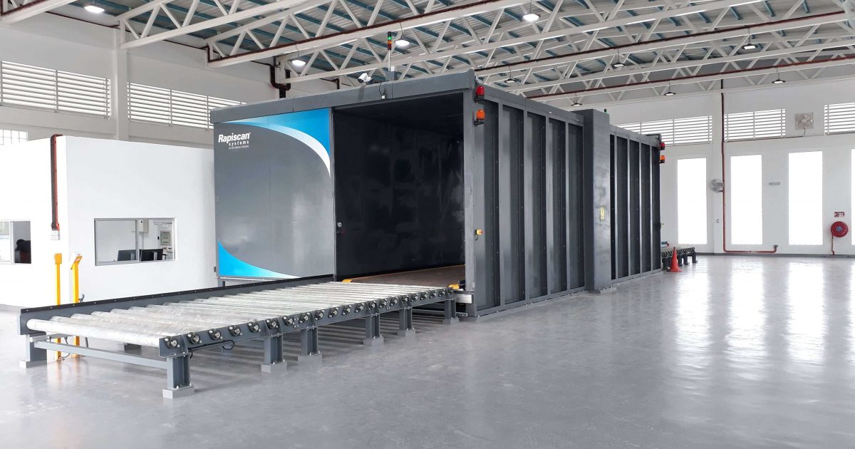 High-energy air cargo screening system for inspecting… | Rapiscan AS&E
