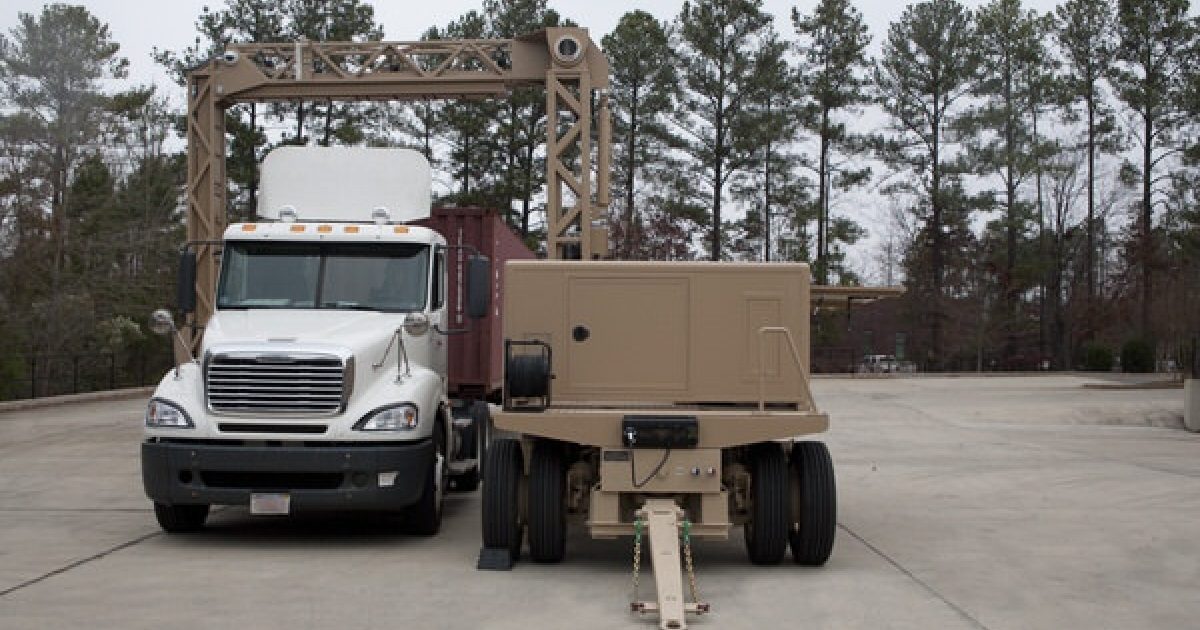 Trailer-mounted, drive-through cargo and vehicle… | Rapiscan AS&E