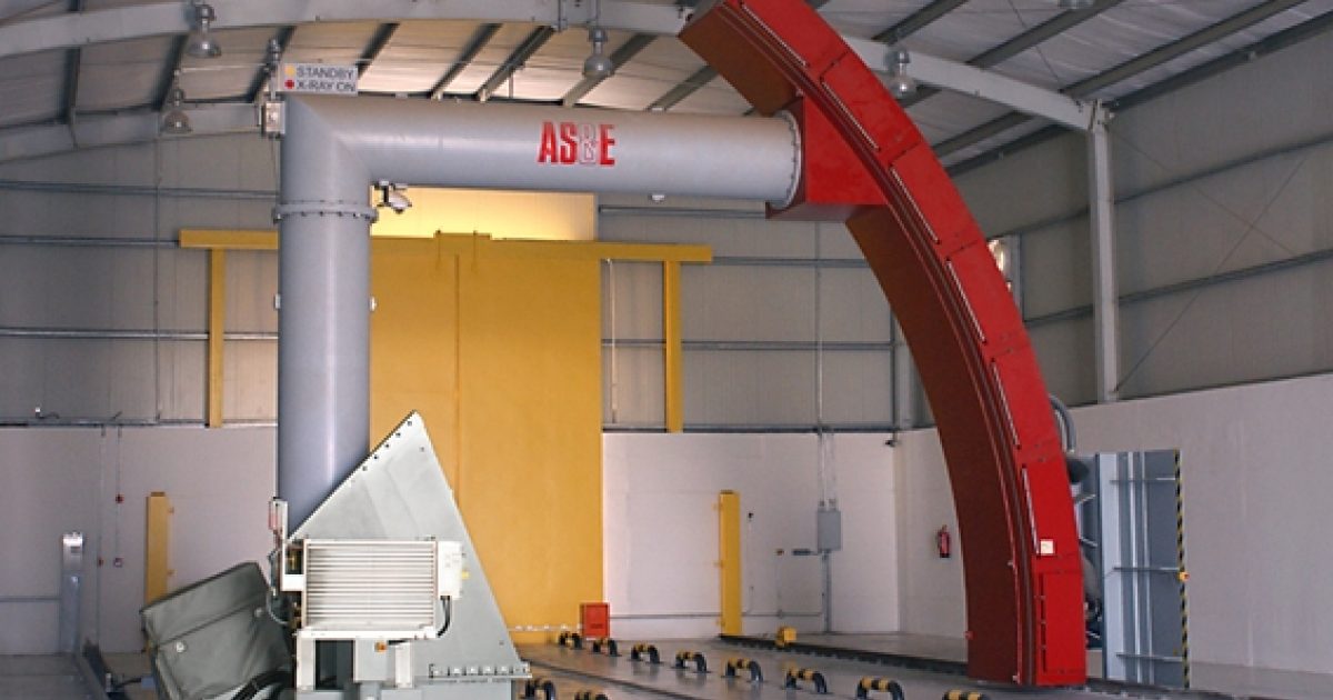 OmniView Gantry high-energy transmission imaging… | Rapiscan AS&E